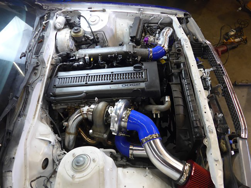4" Turbo Cold Air Intake Pipe Kit for Cressida MX83 1JZ-GTE Swap Single ...
